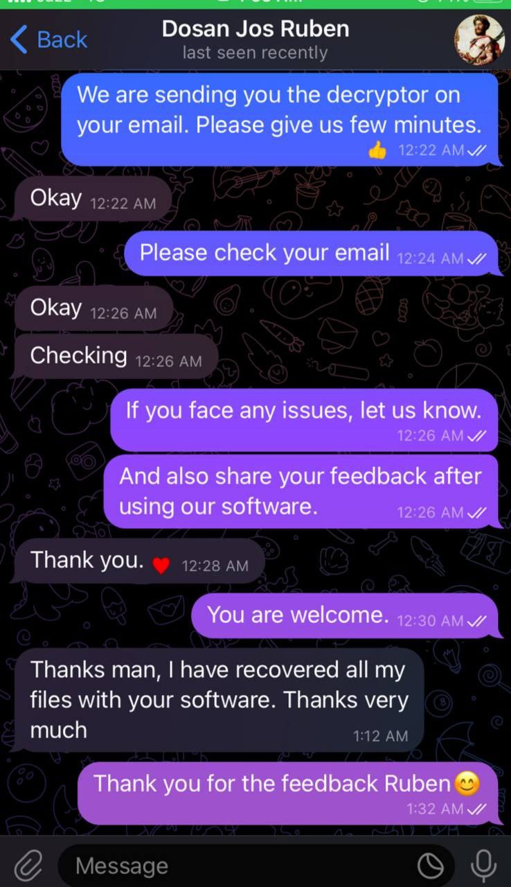 Universal Decryptor – guaranteed Ransomware Removal